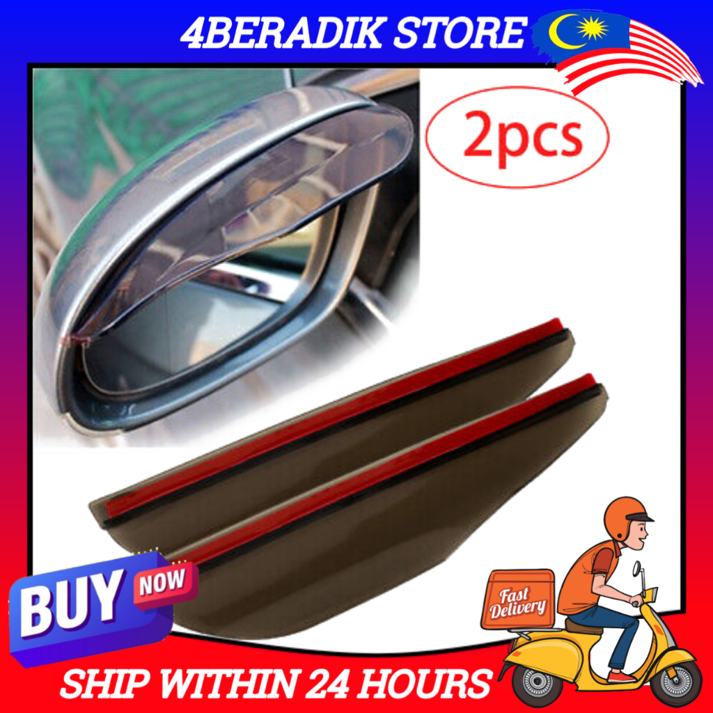 2Pcs Car Rear View Mirror Protector Rain Guard Mirror Protector Rain ...