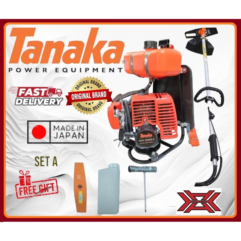 (100% ORIGINAL) TANAKA BRUSH CUTTER SUM 32SE II C/W STD ACCS (MESIN ...