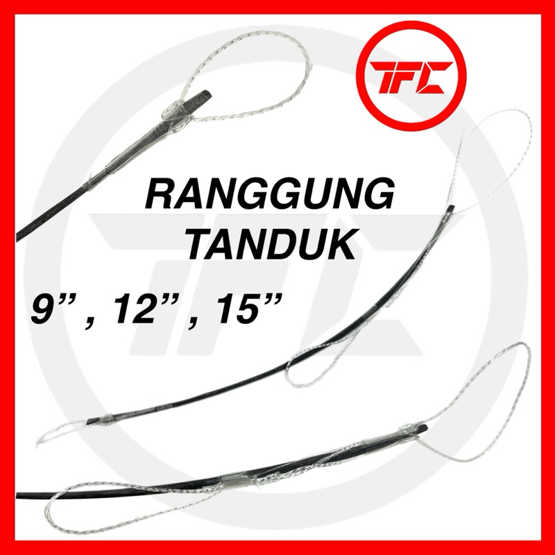 RANGGUNG TANDUK Pancing Fishing 9” 12” 15” Fishing Bottom Saltwater ...