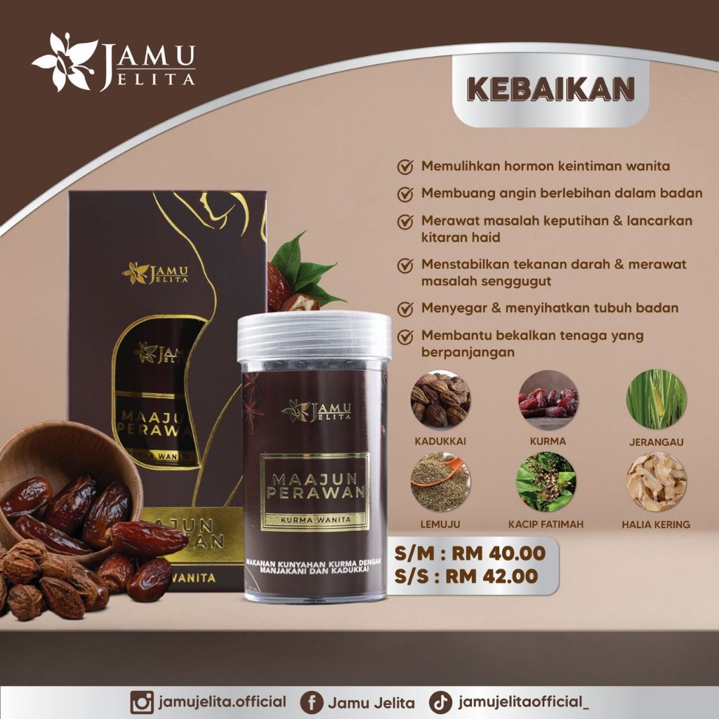 JAMU JELITA MAAJUN PERAWAN 100G | Shopee Malaysia