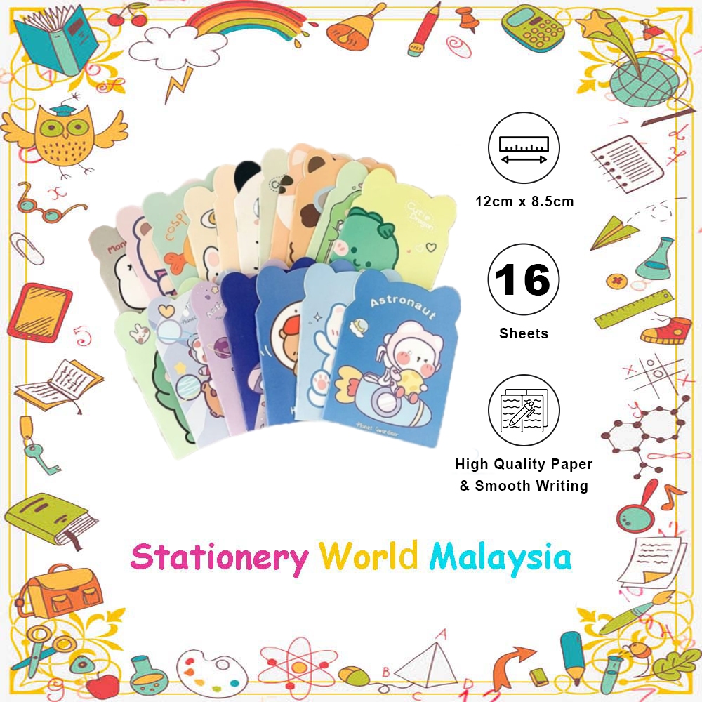 SWM Small Cute Cartoon A6 Moka Ear Notebook 32 Pages Notebook School ...