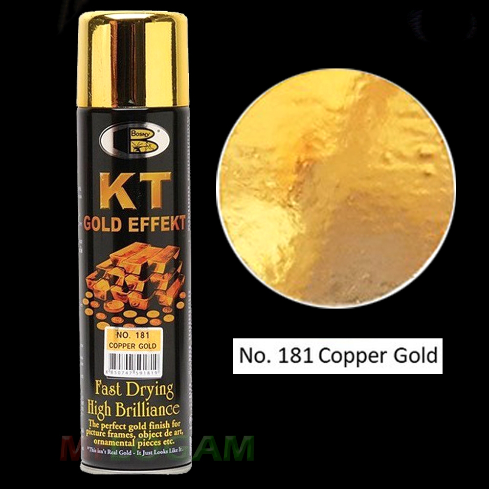 181# BOSNY COPPER GOLD SPRAY PAINT 225G(MADE IN THAILAND) | Shopee Malaysia