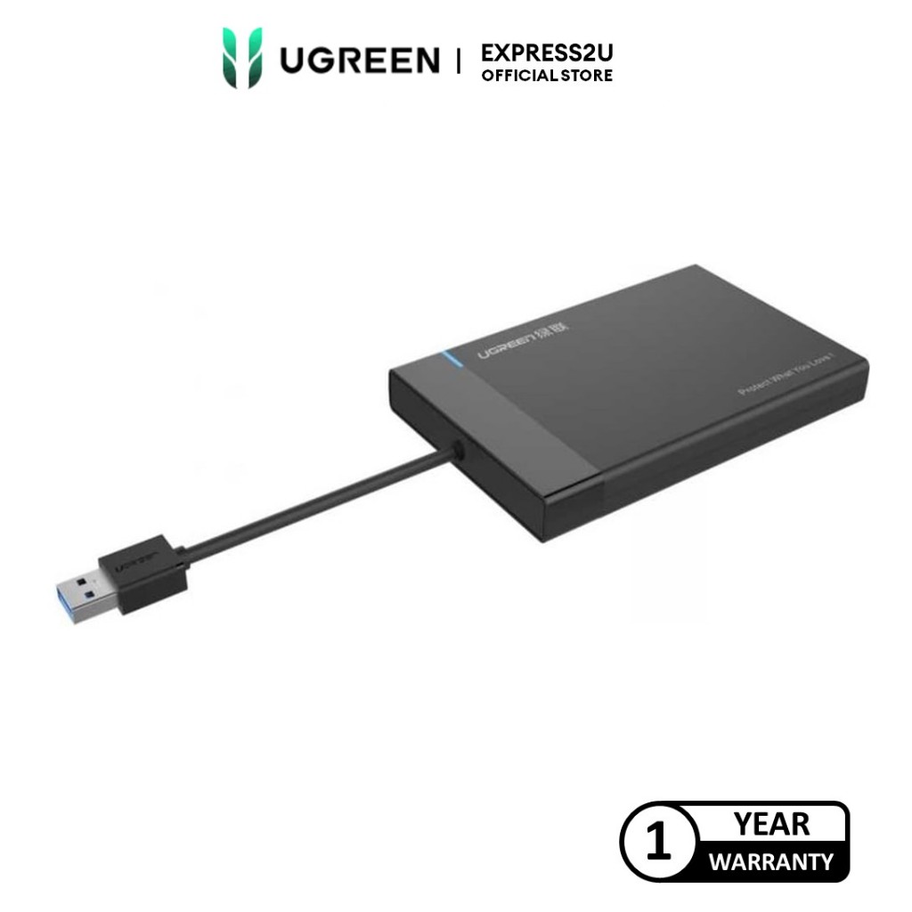 UGREEN USB-A 3.0 TO 2.5'' SATA HARD DRIVER ENCLOSURE (5GBPS) | Shopee ...