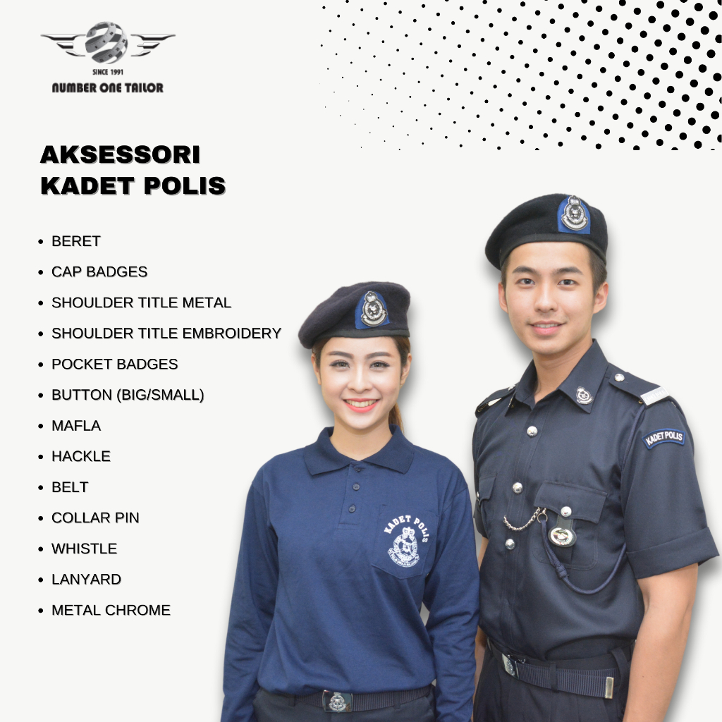 Aksesori Kadet Polis Sekolah | Shopee Malaysia