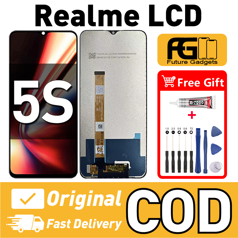 LCD realme 5s Compatible For ORIGINAL LCD Skrin Touch Screen ...