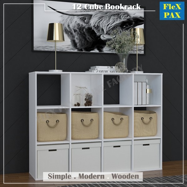#READY STOCK 12 Cube File Cabinet Storage/ Office Cabinet/ Bookcase ...
