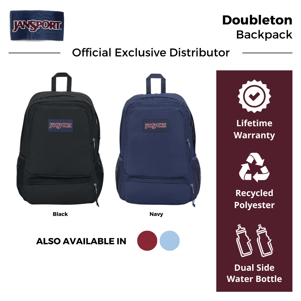Jansport Doubleton Backpack | Shopee Malaysia