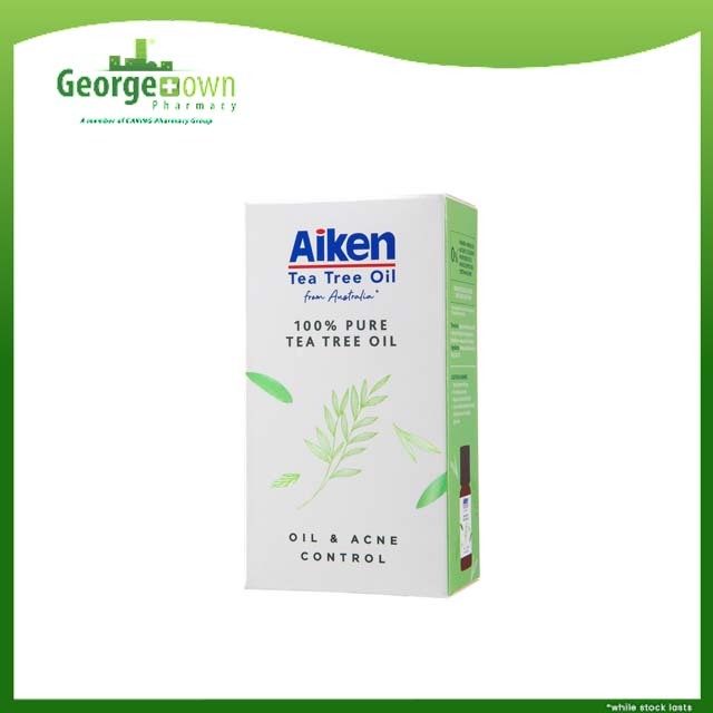 AIKEN 100% PURE TEA TREE OIL 10ML | Shopee Malaysia