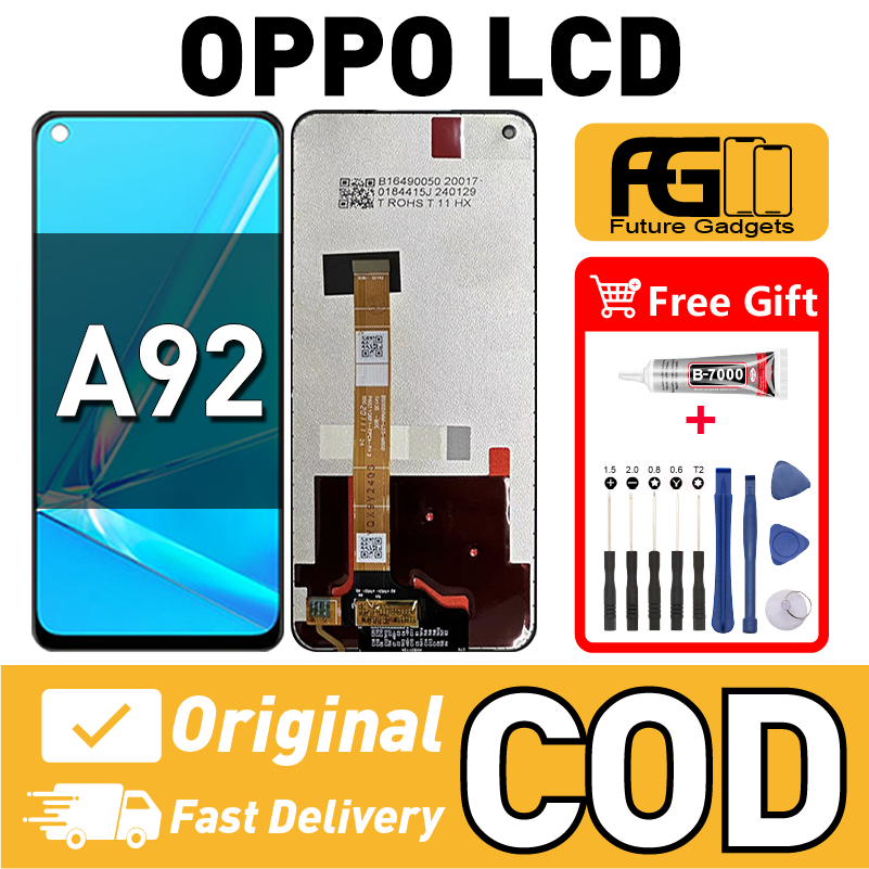 LCD OPPO A92 Compatible For ORIGINAL LCD Skrin Touch Screen Replacement | Shopee Malaysia