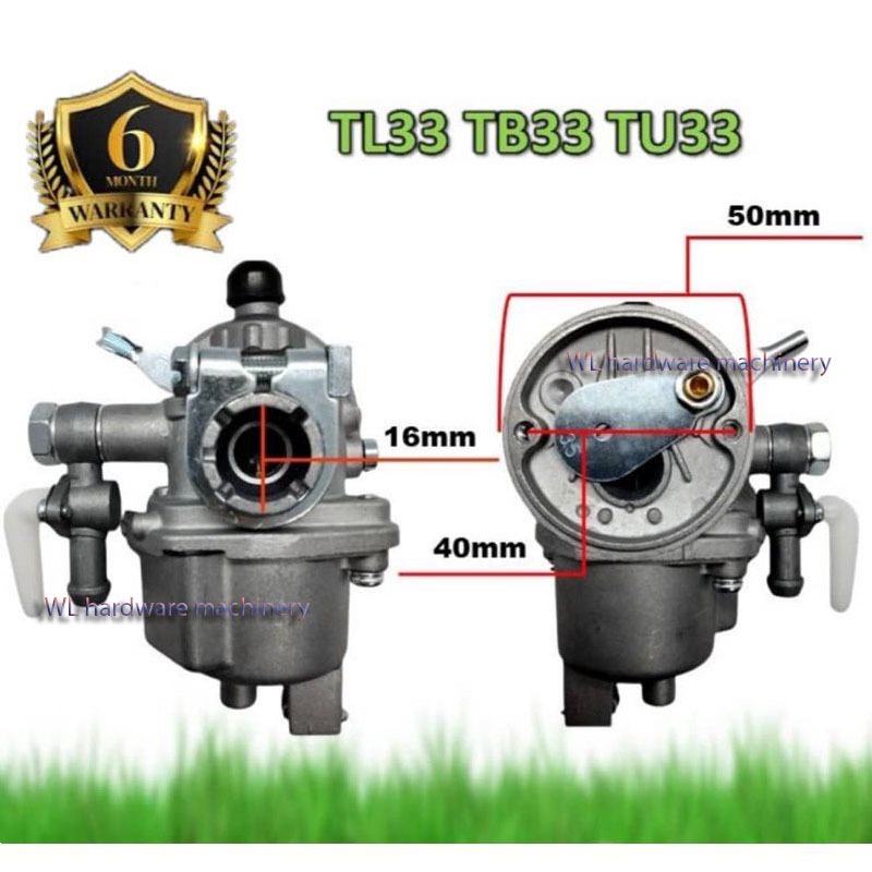 (Ready Stock)Caburator Mesin Rumput TL33/TB33/TU33/TL43/TB43/TU43 | Shopee Malaysia