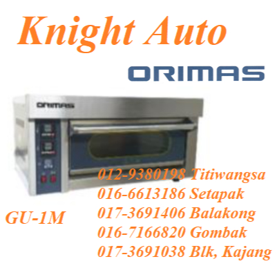 ORIMAS Industrial S/Steel Electric Oven GU-1M / GU-2M / GU-6M & Gas ...