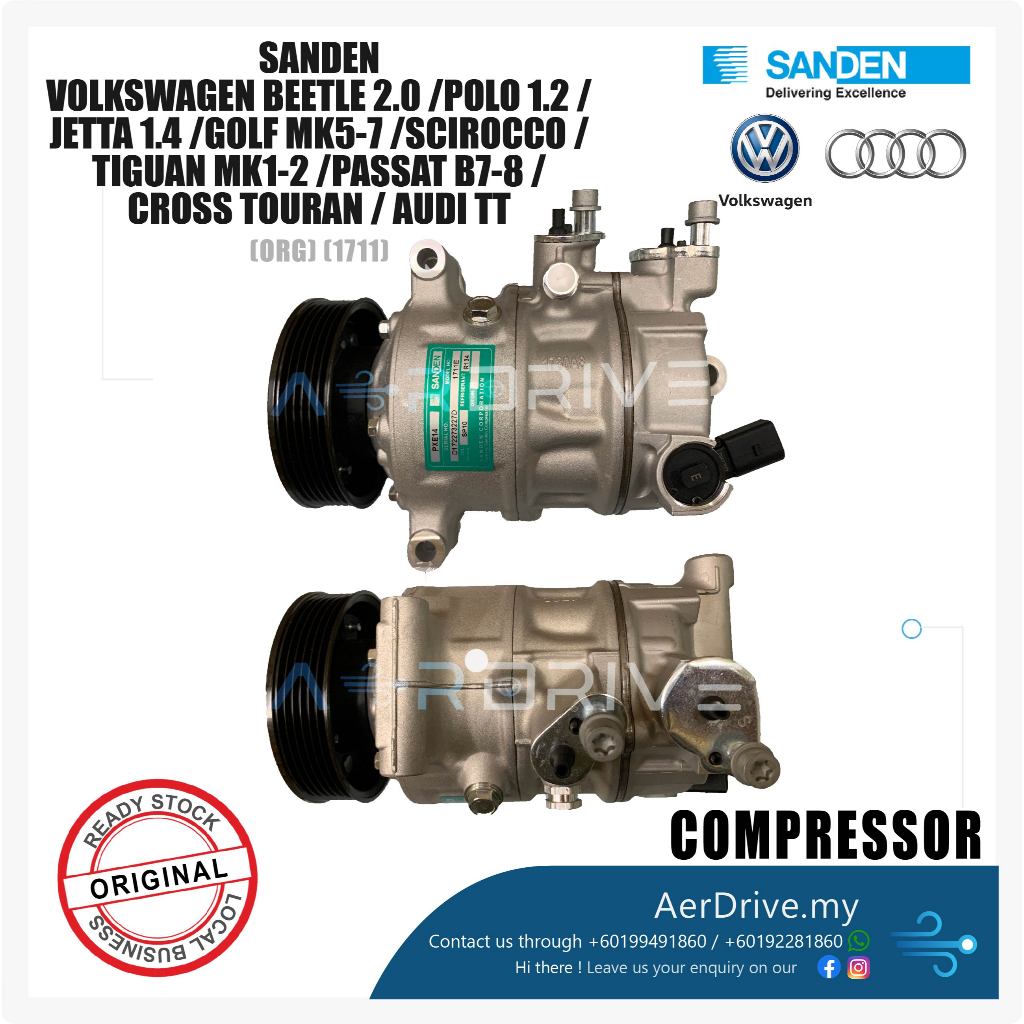 SANDEN VOLKSWAGEN JETTA 1.4/POLO 1.2/GOLF MK5-7/TIGUAN MK1&2/PASSAT B7 ...