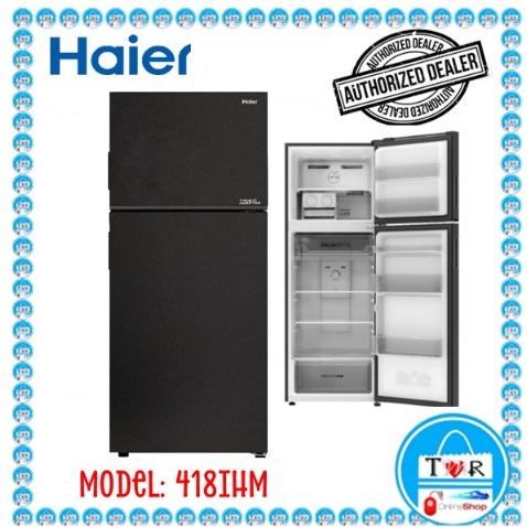 HAIER 418L 2 Doors Top Mount Twin Inverter Refrigerator HRF-418IHM ...
