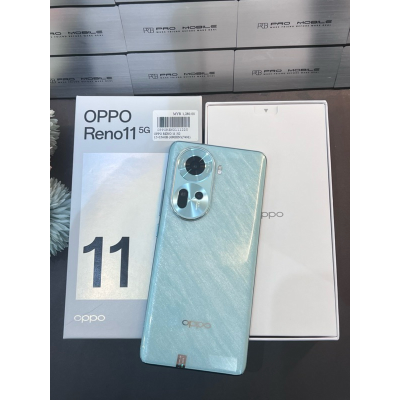 OPPO RENO 11 5G 12+256GB GREEN | Shopee Malaysia