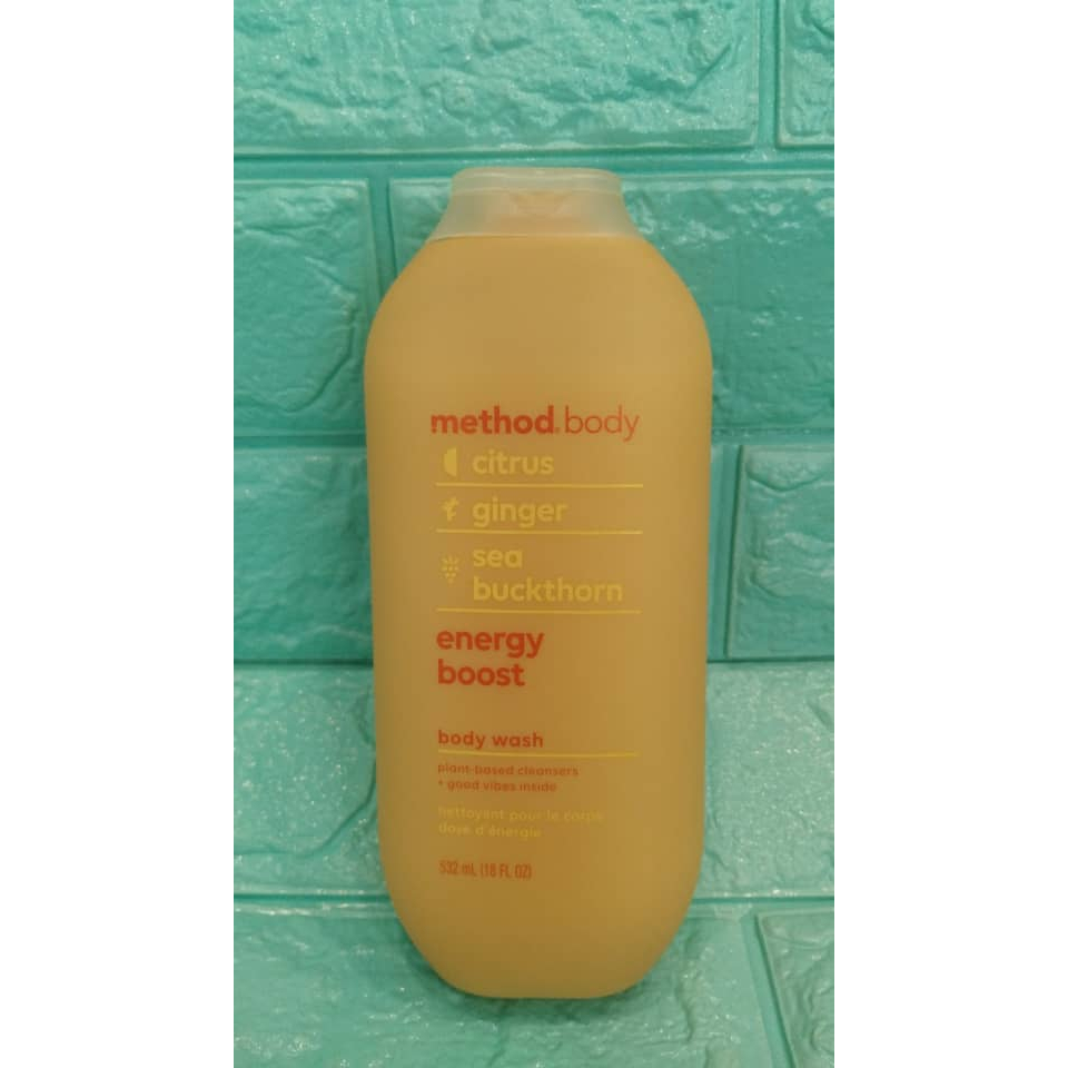 METHOD BODY Energy Boost Body Wash 532ml (18FL OZ) | Shopee Malaysia