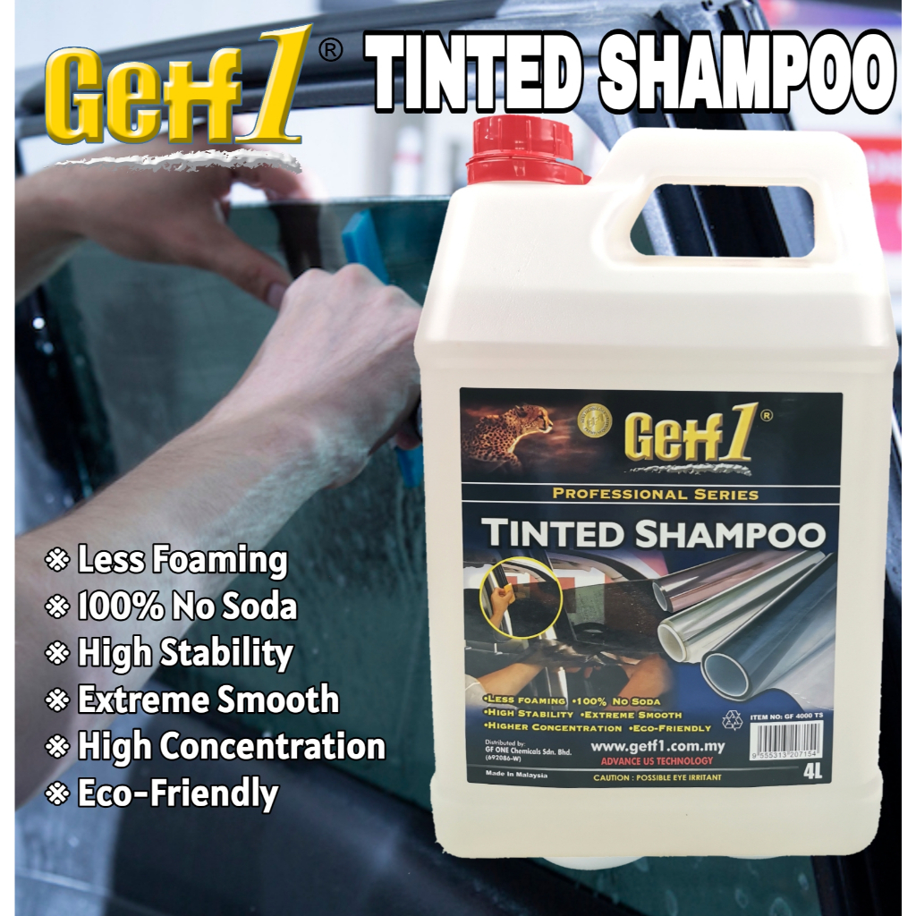 GETF1 Tinted Shampoo Car Windshield Tint Solution 100% No Soda Less ...