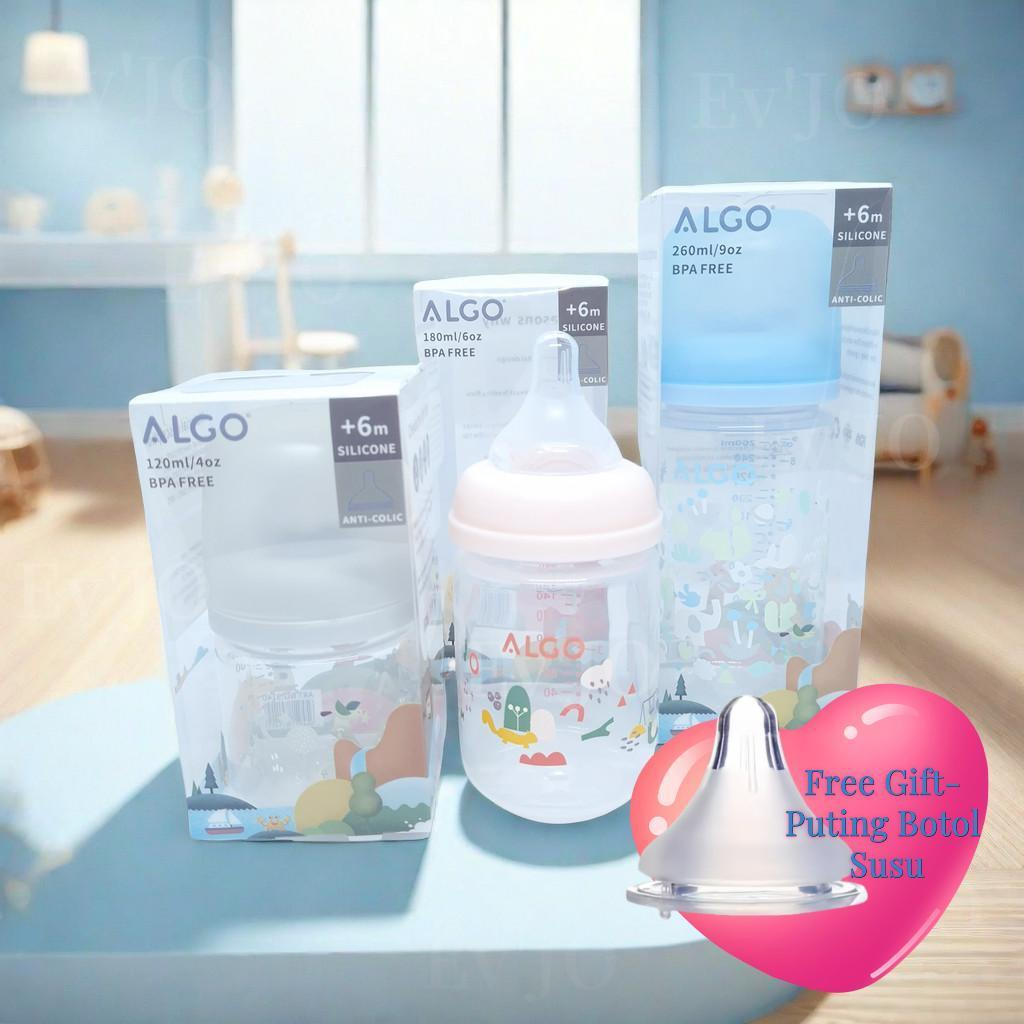 Botol Susu PP Baby Bottle with Silicone Pacifier Anti-Colic Milk Bottle ...