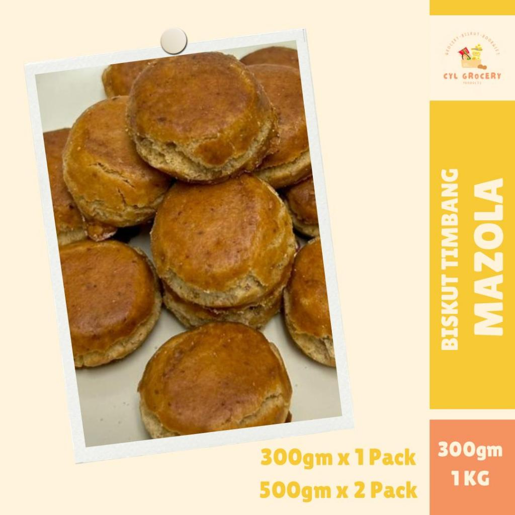 [ 300G • 1KG ] PELBAGAI BISKUT TIMBANG | MAZOLA | BISKUT KACANG BULAT ...