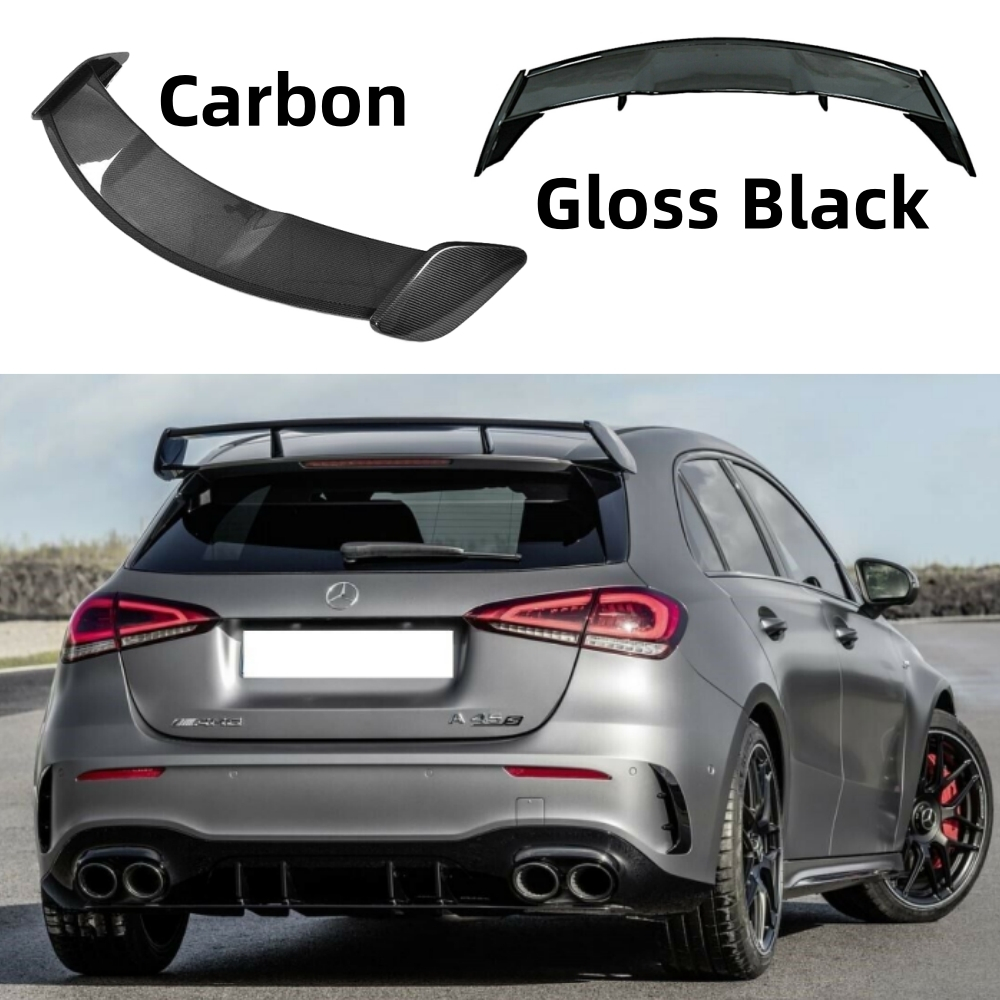 Mercedes W177 A45 AMG Spoiler Gloss Black Carbon A Class Body kit ...