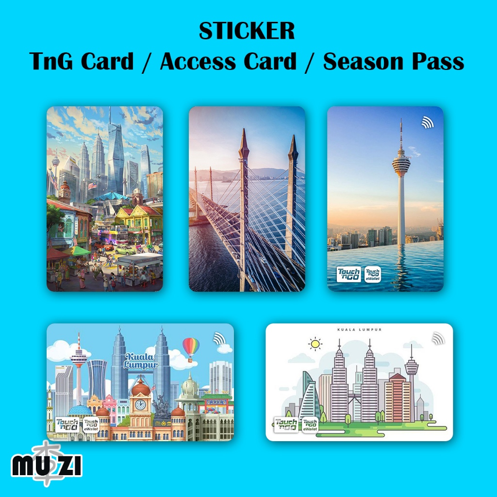 Malaysia KLCC TnG Card STICKER NFC STICKER Waterproof Thick Hard ...