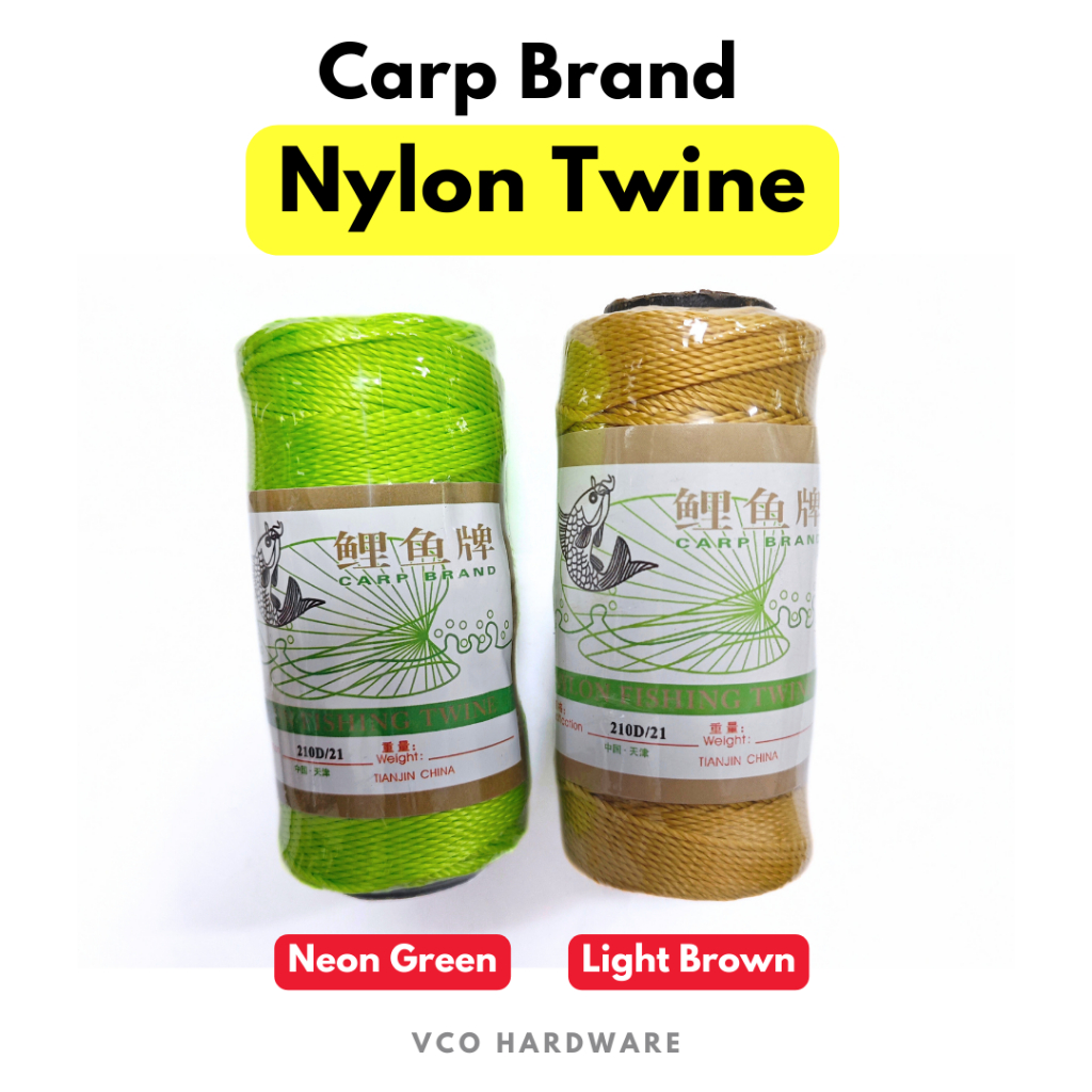 Fish Nylon Twine String Marking Line Nylon Ikan Nylon Brown Marking ...