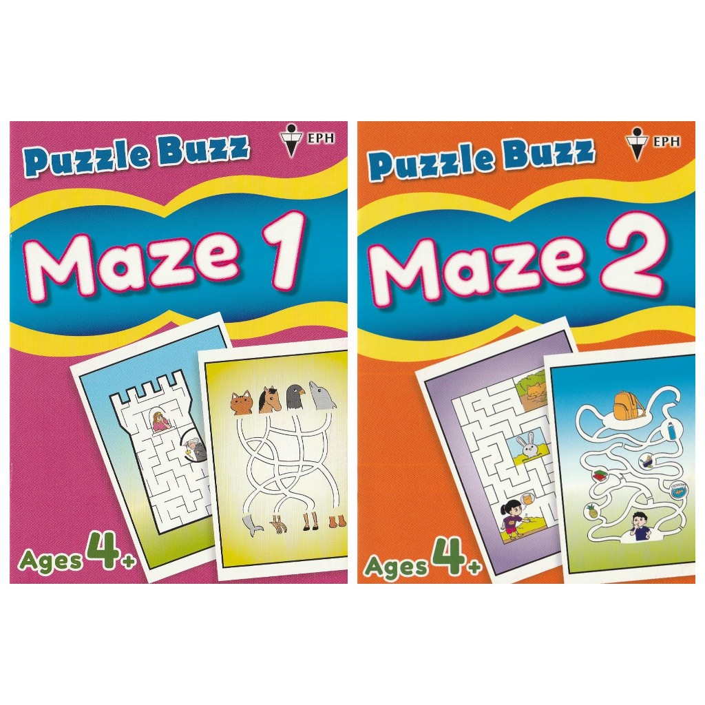 PUZZLE BUZZ AGES 4+ (MAZE) | Shopee Malaysia