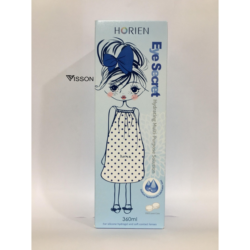 (360ml) Horien Eye Secret Hydrating Multipurpose Solution Contact Lens ...