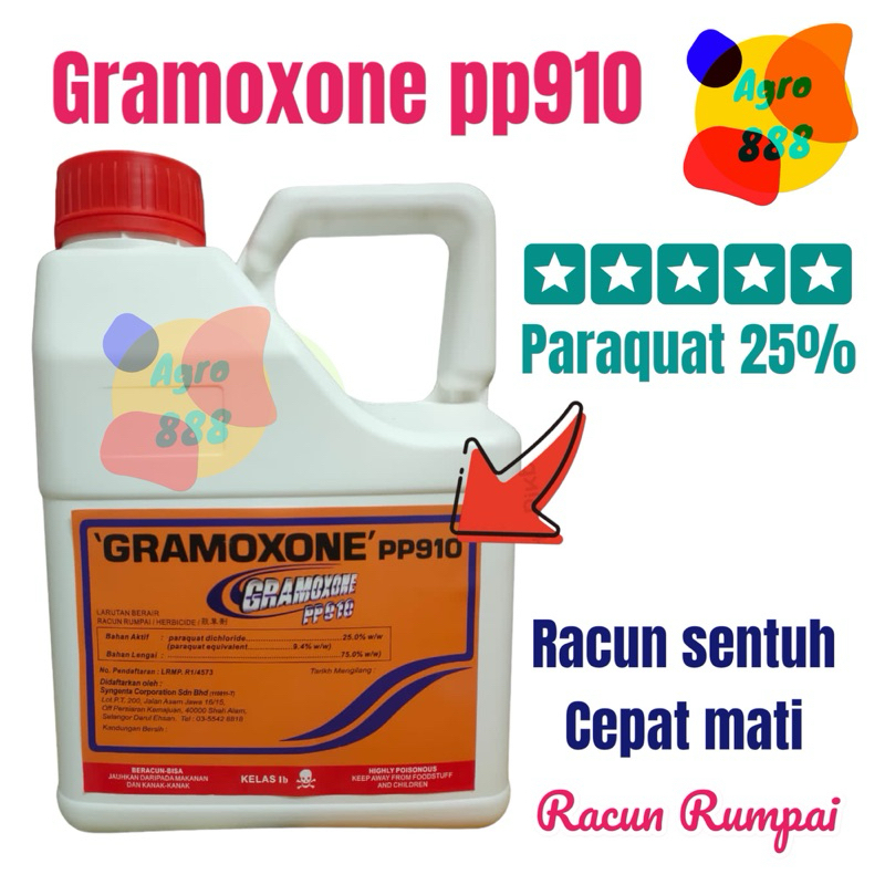 4L Ready stock Racun Lalang&rumput/ Racun sentuh 25%/Sama kenpat ...