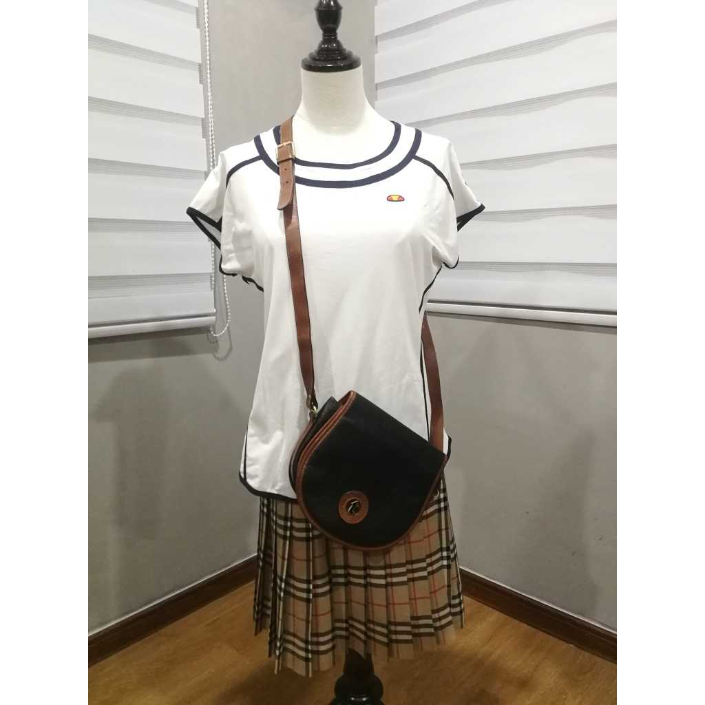 a. testoni DINAMICO luxury leather sling bag vintage | Shopee Malaysia