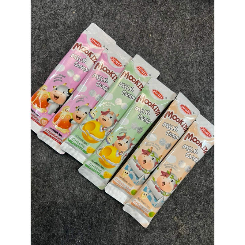 candy susu (new item) 6 pcs mix flavour (green tea/chesee/strawberry ...