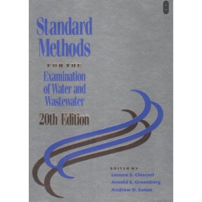 [9A153] Standard Methods for the Examination of Water and Wastewater ...