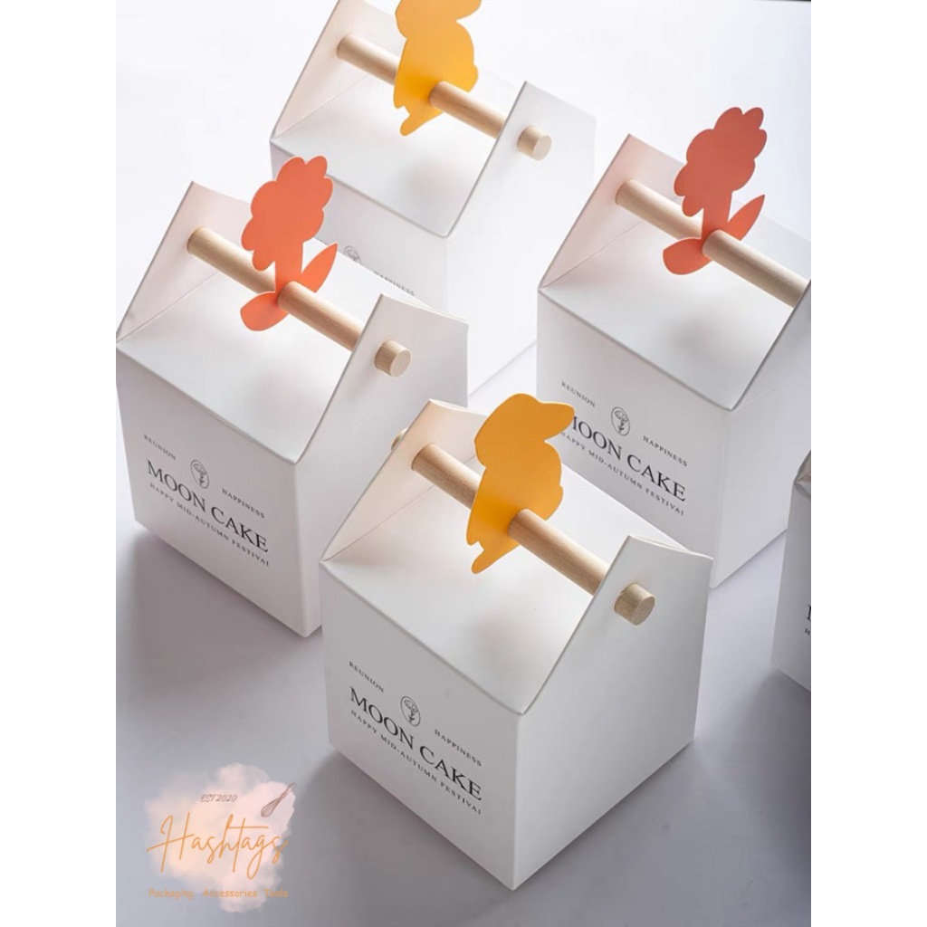 Mooncake Festival Mooncake Packaging Box 中秋月饼礼盒 蛋黄酥礼盒 3粒装 | Shopee Malaysia