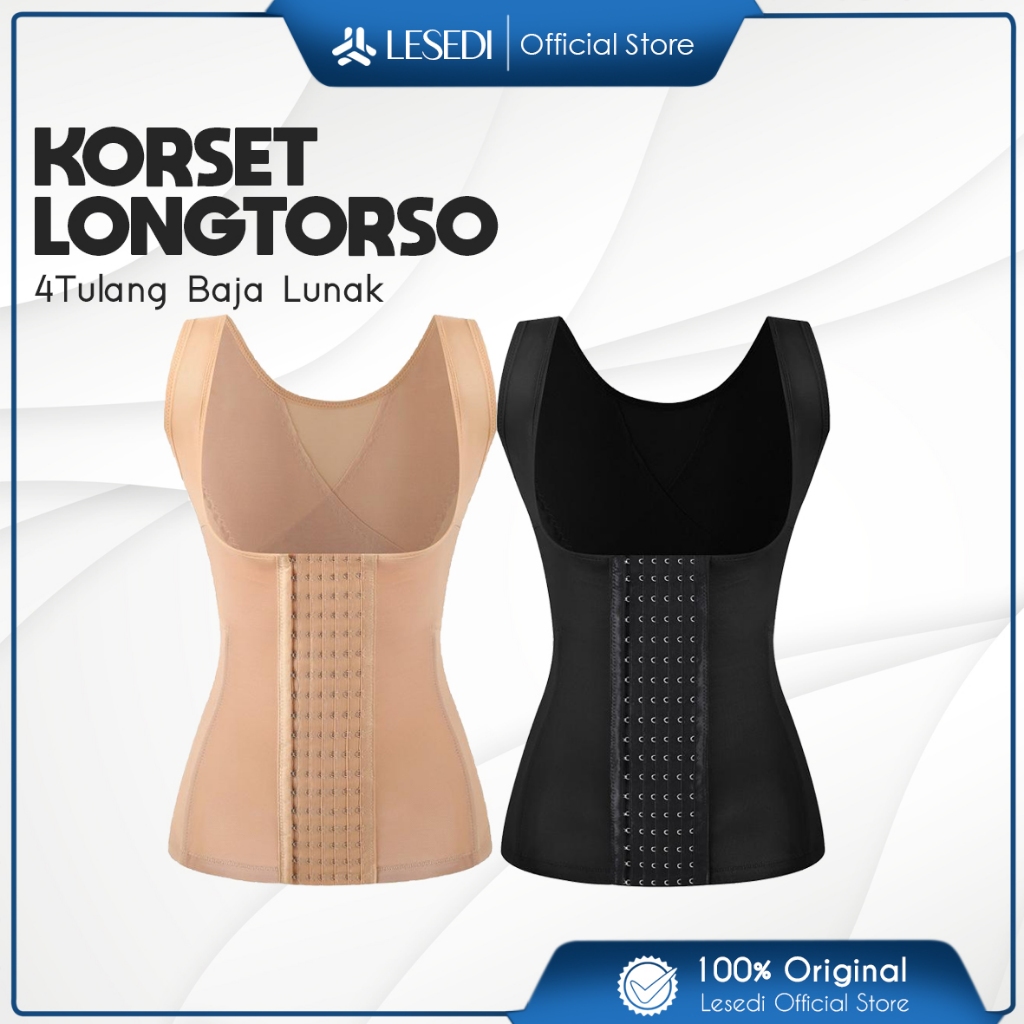 LESEDI Korset Pelangsing Perut Buncit Corset Melahirkan Longtorso ...