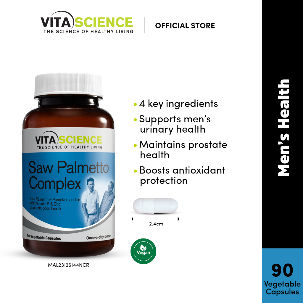 VitaScience Saw Palmetto Complex (90's) [Expiry 09/2027] | Shopee Malaysia