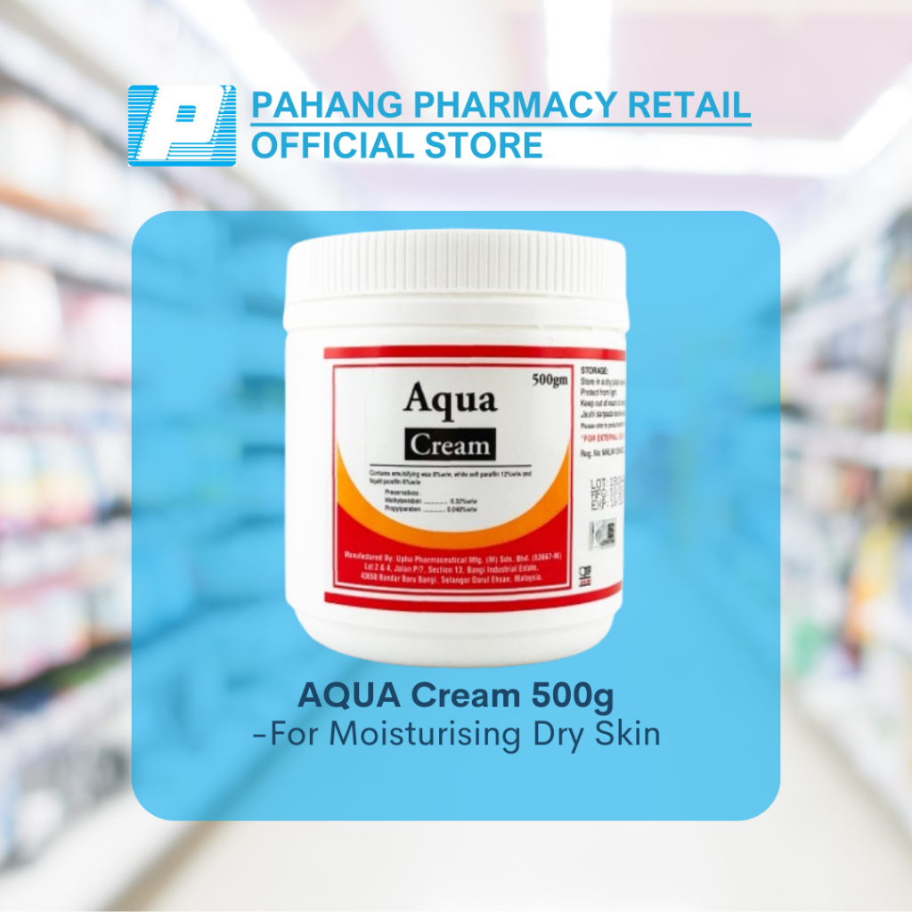 AQUA Cream 500g (aqueous cream for moisturising dry skin) | Shopee Malaysia