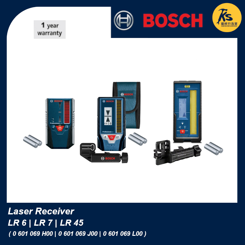 BOSCH Laser Receiver LR 6 | LR 7 | LR 45 Professional ( 0 601 069 H00 | 0 601 069 J00 | 0 601 ...
