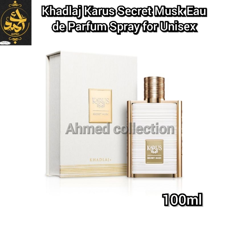 Khadlaj Karus Secret Musk Eau de Parfum Spray for Unisex, 3.4 Ounce | Shopee Malaysia