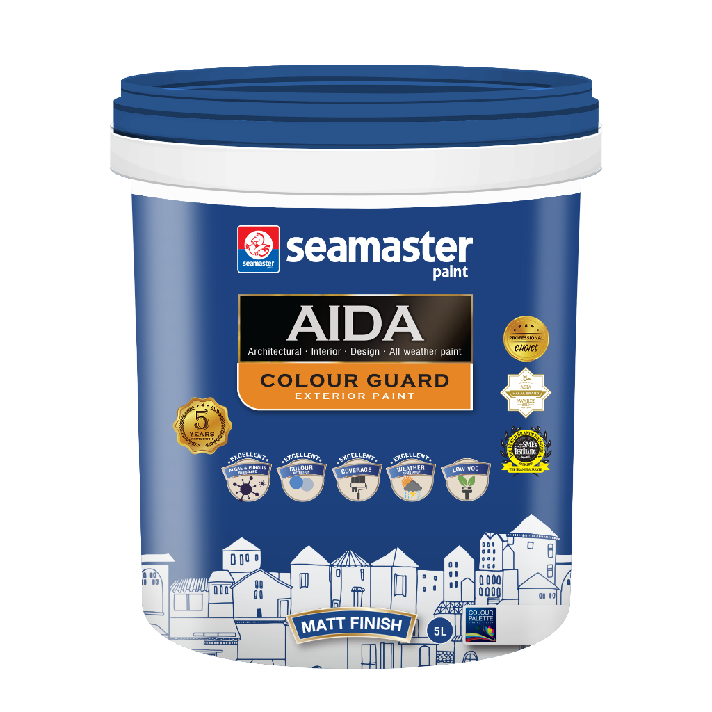 Seamaster Paint AIDA Exterior Paint Colour Guard - Purple Tones (5L ...