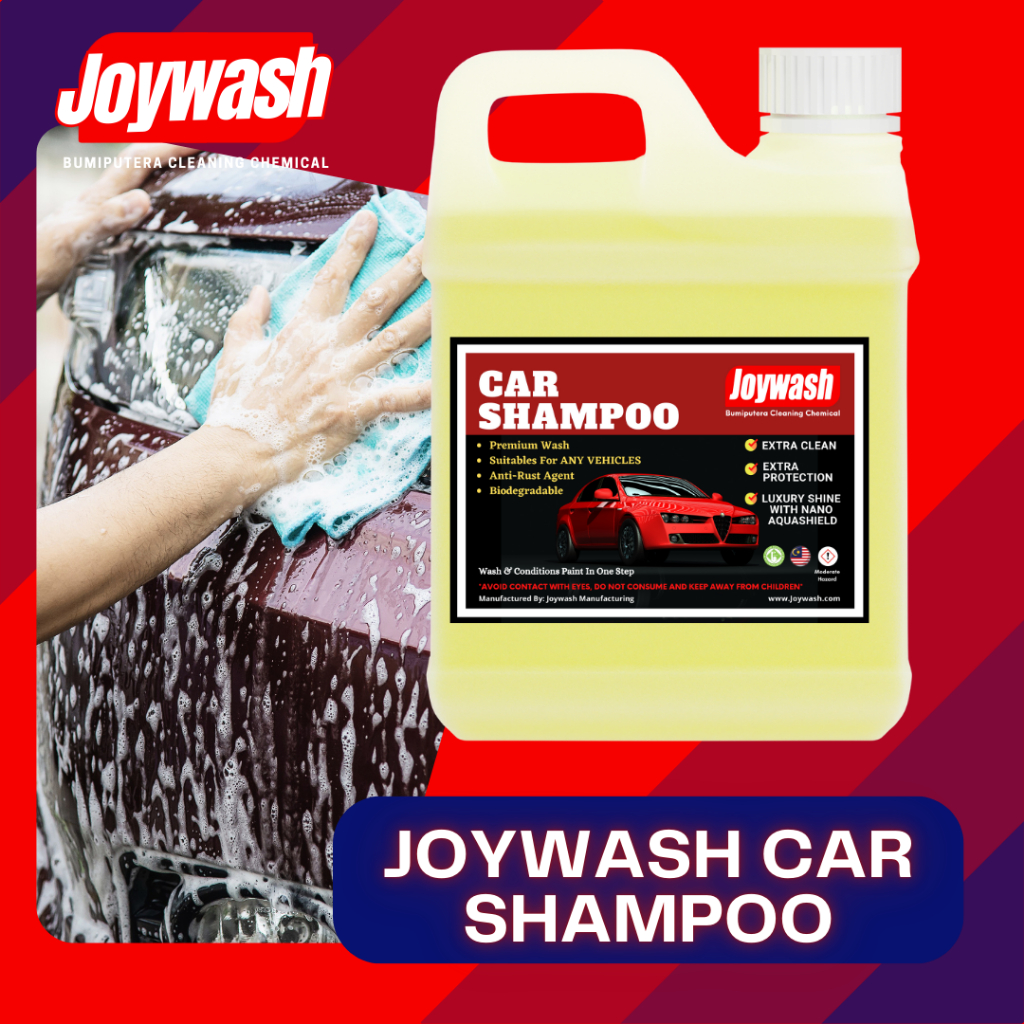JOYWASH CAR SHAMPOO 1 LITRE, 5 LITRE AUTOMOBILES CARE CLEANING ...