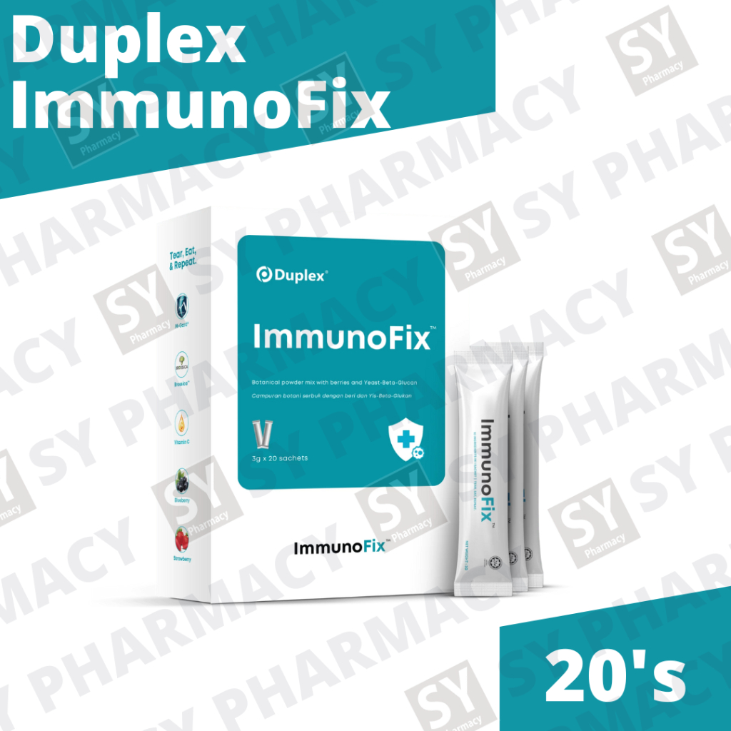 Duplex Immunofix with Berris and Yeast Beta Glucan 20's (Exp: 02/2026 ...