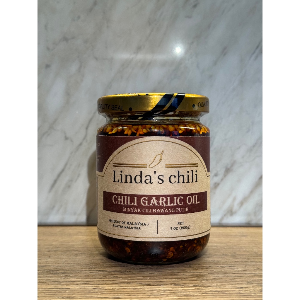 Linda's Chilli | Chilli Garlic Oil | 220g | Shopee Malaysia