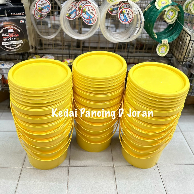 Tong Kuning Bancuh Umpan Air Tawar 5L | Shopee Malaysia