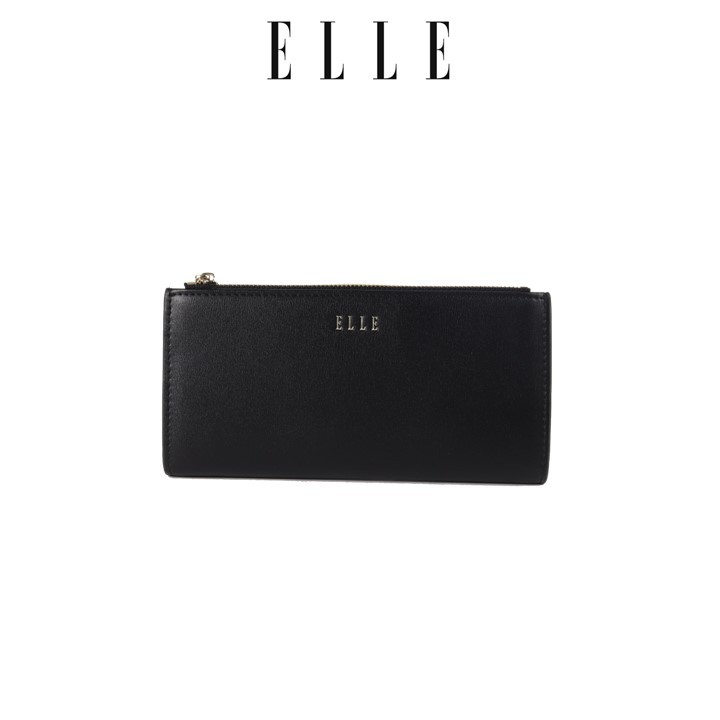 Elle Eliana Long Dual Fold Wallet (2 Colors: Black, Taupe ) | Shopee ...