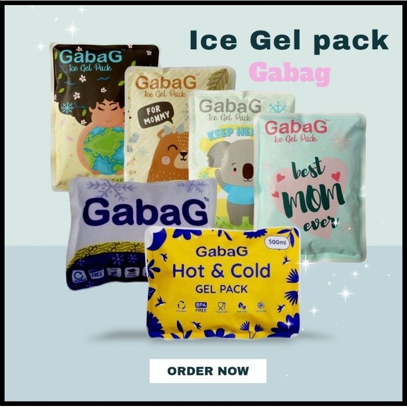 Ice Gel Pack GABAG Icepack Original Cooler Warmer (500g) Big Design ...