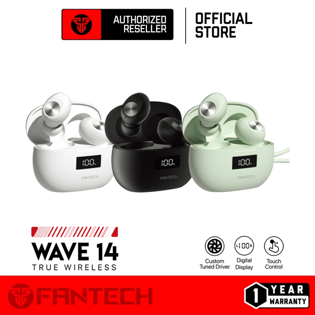 Fantech TWS Earbud Wave 14 for PC, Smartphones, Game Console | Shopee ...