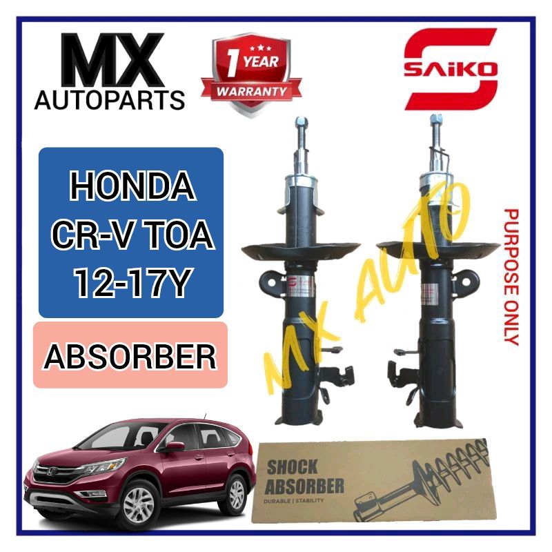 (WARRANTY 1 YEAR) SAIKO ABSORBER HONDA CRV CR-V TOA 2012-2017 ABSORBER FRONT / REAR | Shopee ...