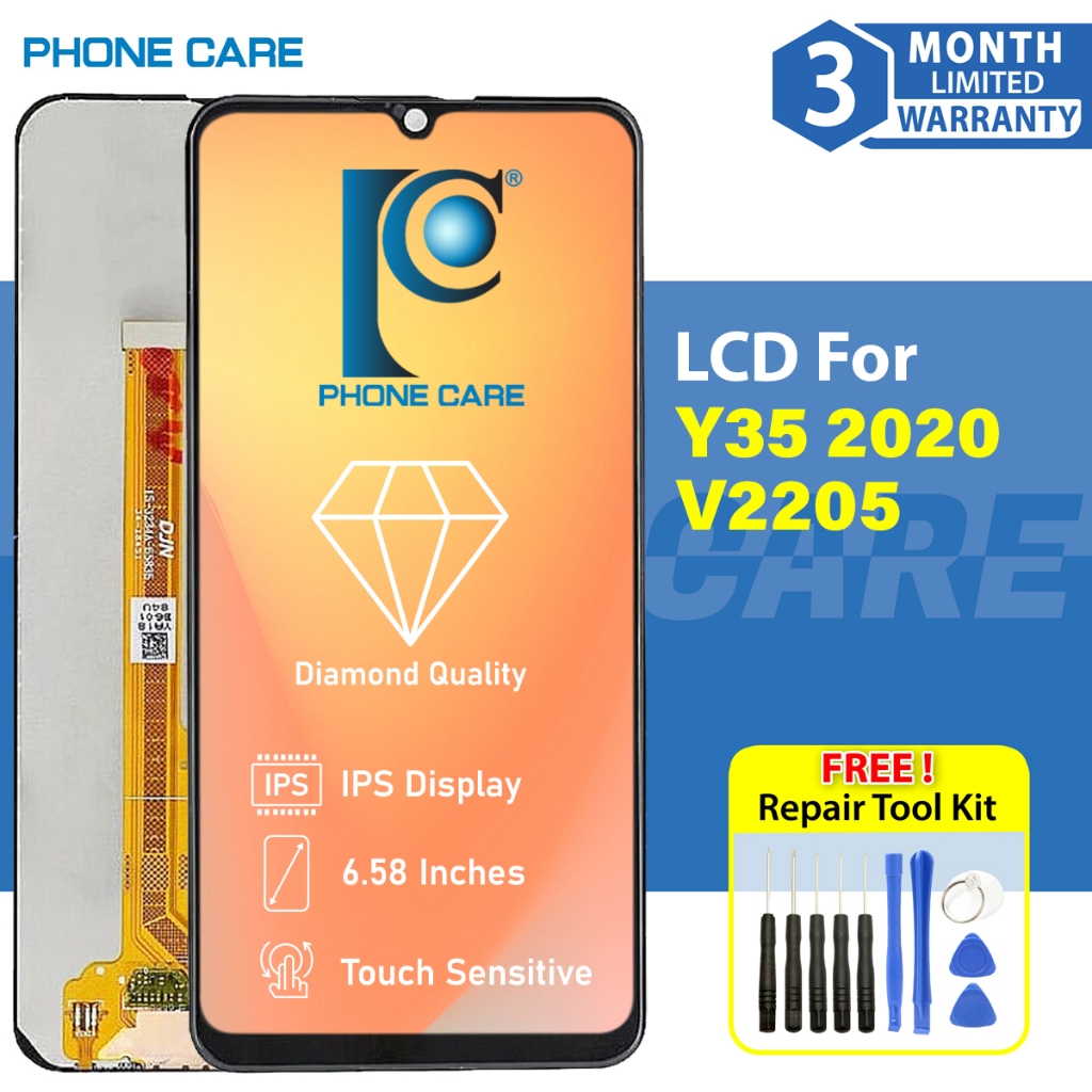 Lcd For Vivo Y35 2022 V2205 (With Touch Screen Display) | Shopee Malaysia