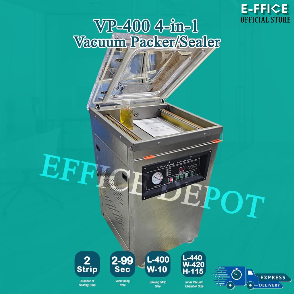 Effice Depot - VP-400 Heavy Duty 2 Side Vacuum Packaging Machine Vacuum ...