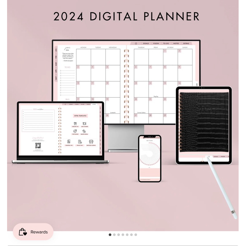 Digital Planner 2025 | Planner 2025 | Journal 2025 l Yearly Calender ...