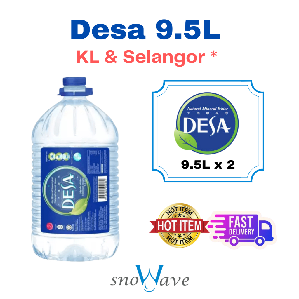 Desa Natural Mineral Water 9.5L 5-10 Ctn (Kotak) | Shopee Malaysia
